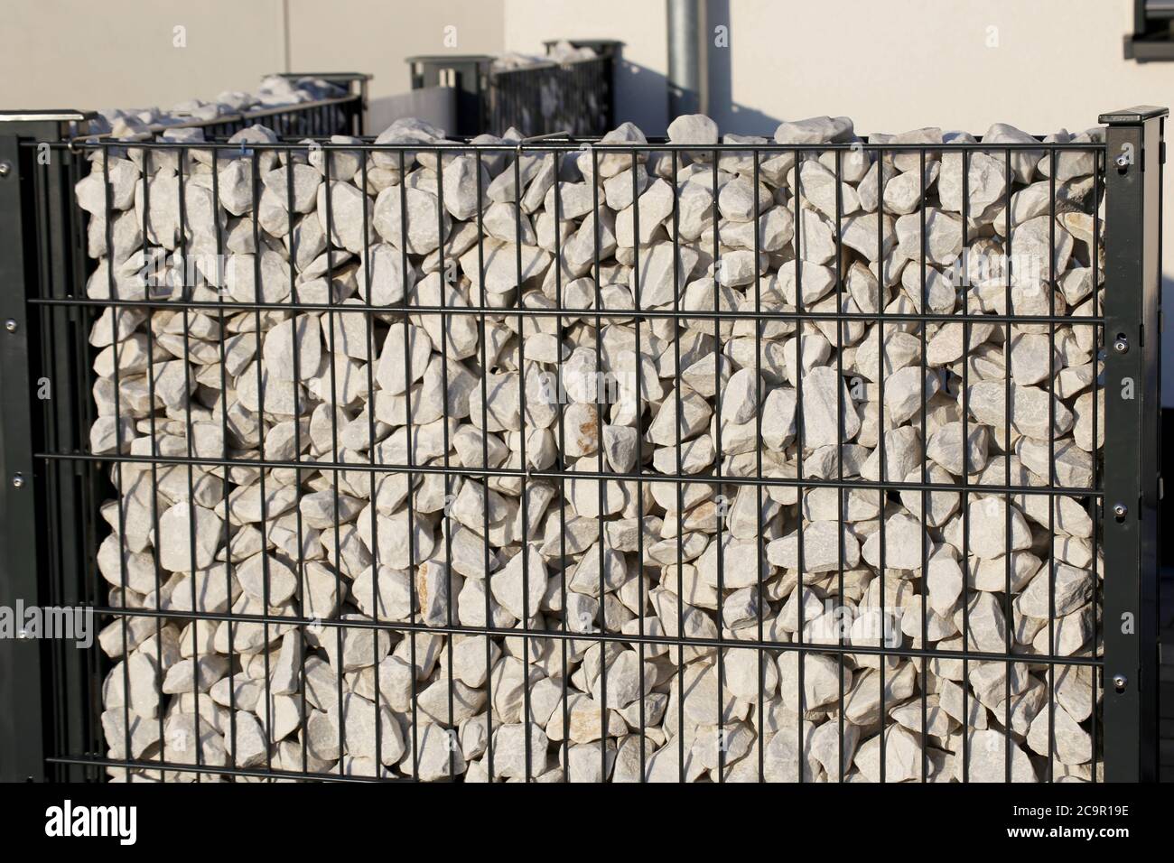 Gabion fence hi-res stock photography and images - Alamy