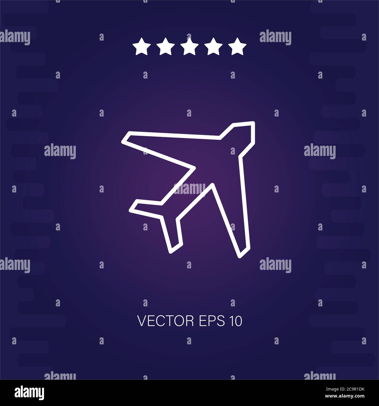 Airport gate icon linear hi-res stock photography and images - Alamy
