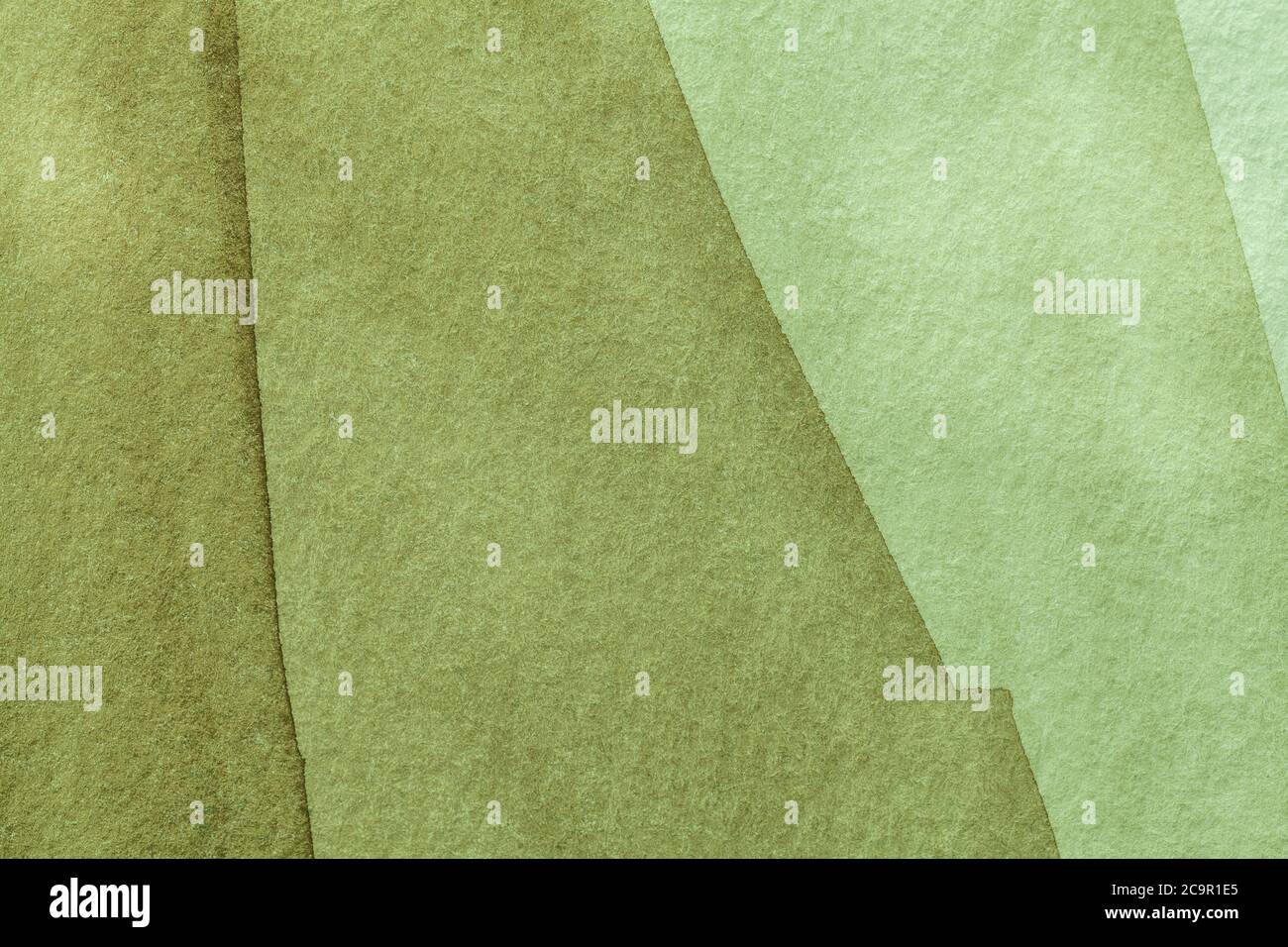 Abstract art background light olive and green colors. Watercolor ...