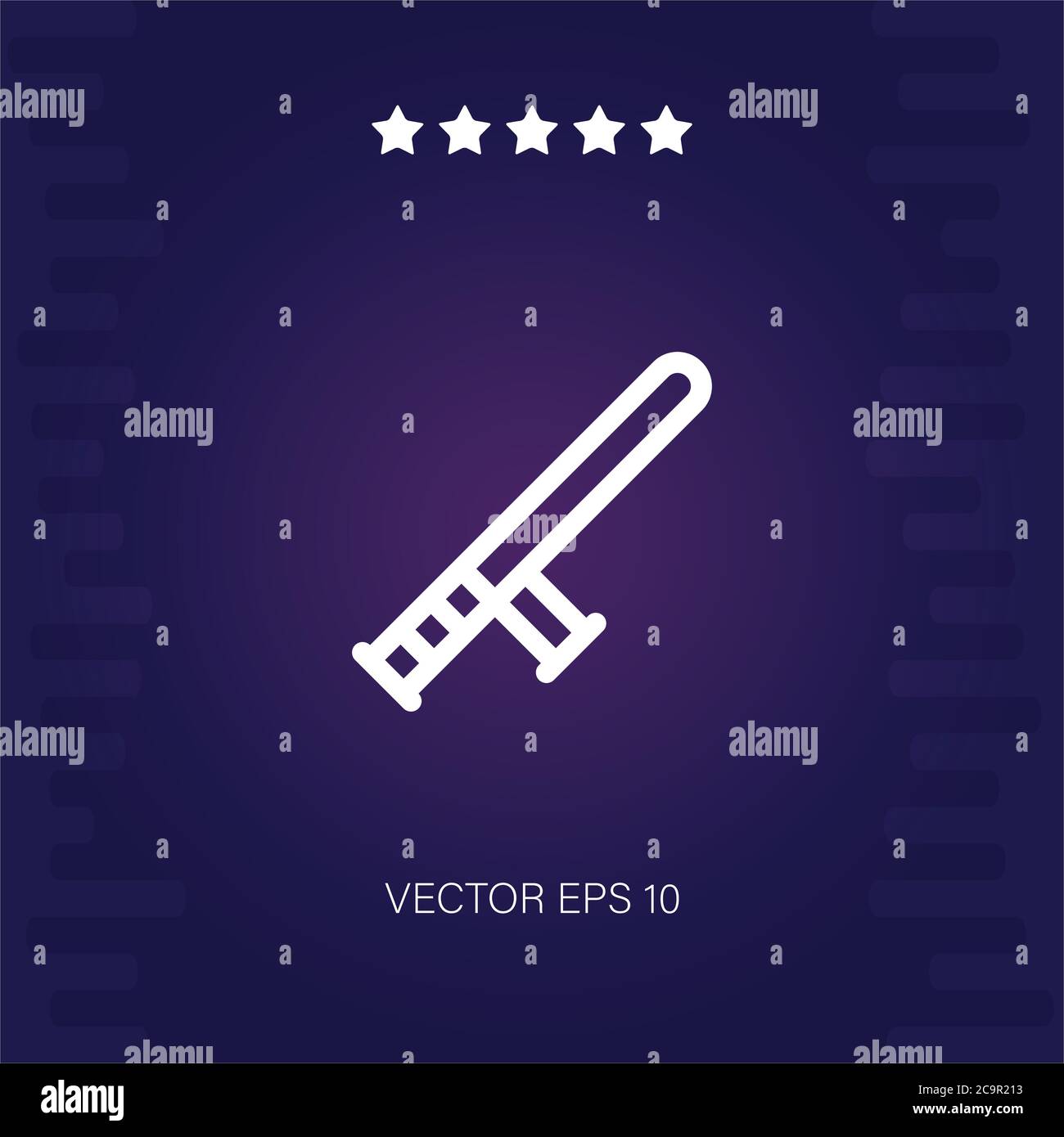 baton vector icon Stock Vector Image & Art - Alamy