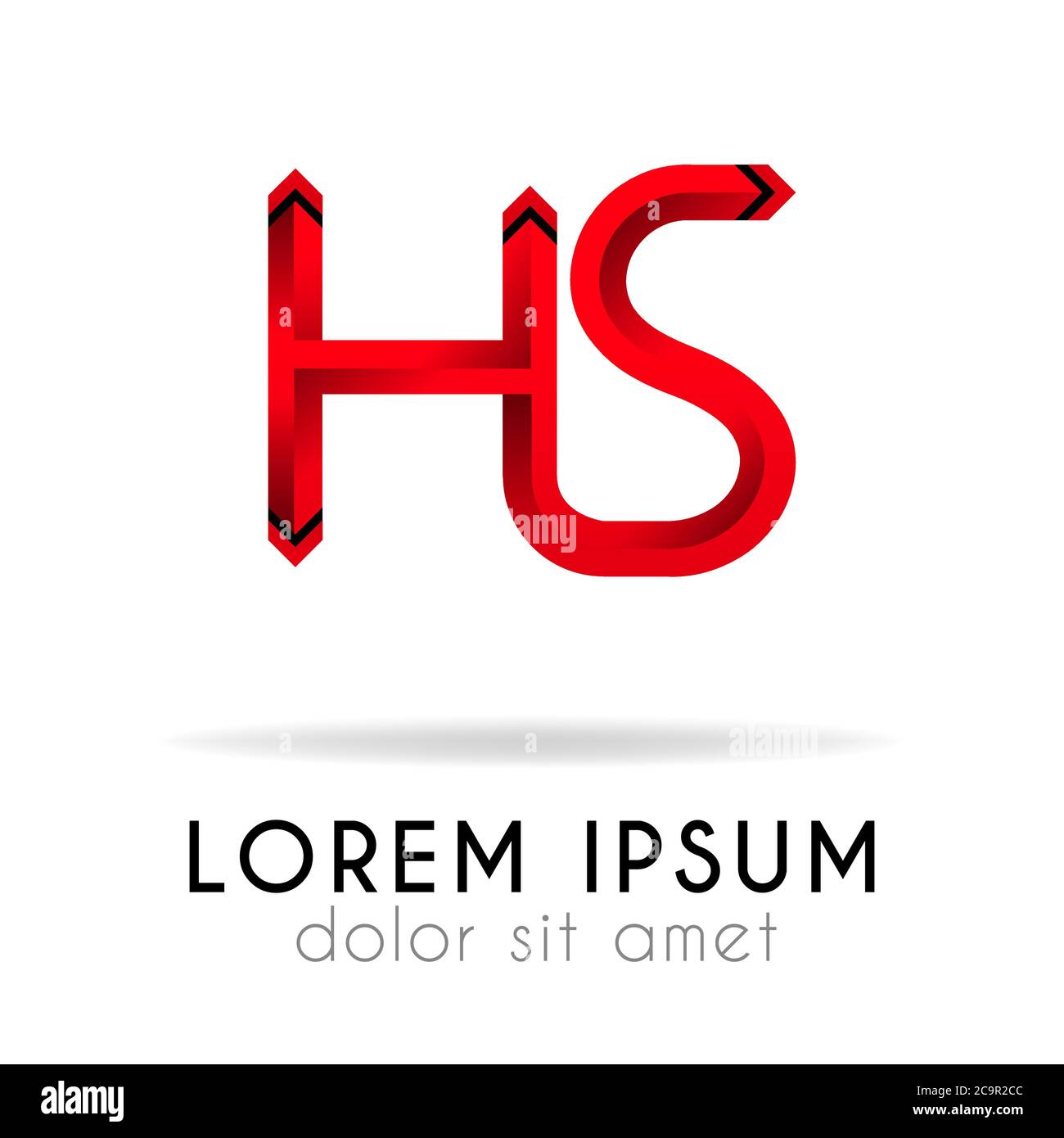 Hs letter hi-res stock photography and images - Alamy