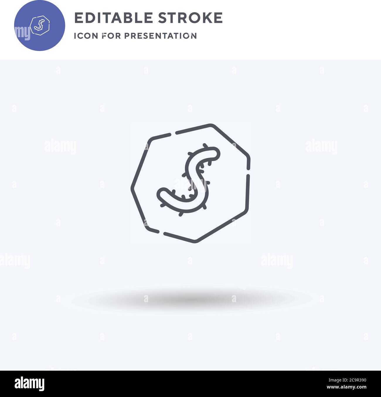 Fossil icon vector, filled flat sign, solid pictogram isolated on white ...