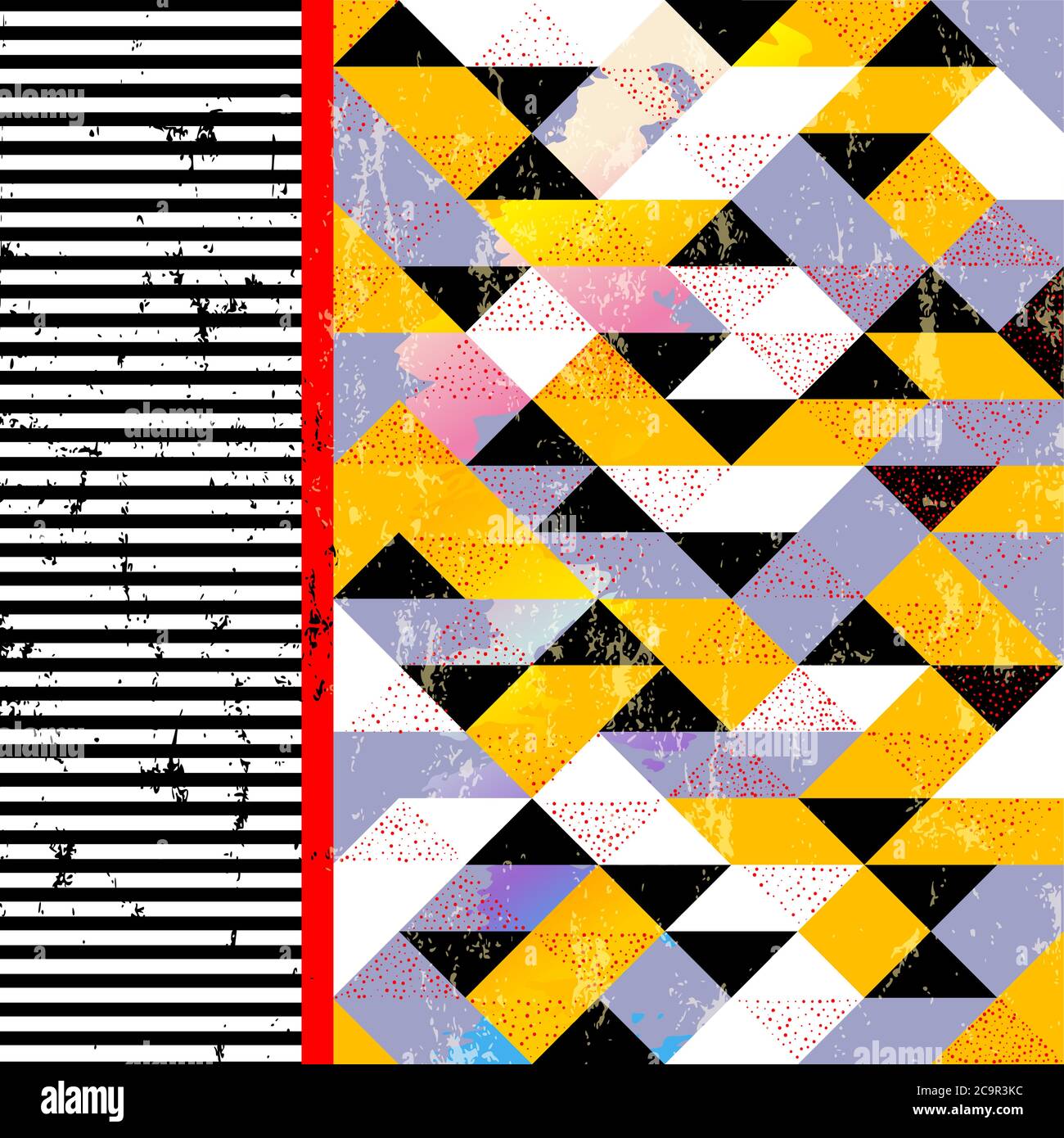 Dots and triangles hi-res stock photography and images - Alamy