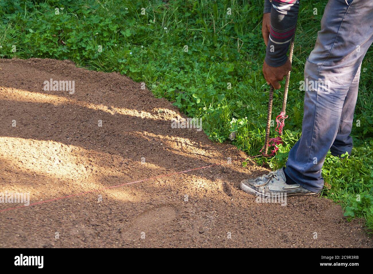 Land leveling hi-res stock photography and images - Alamy
