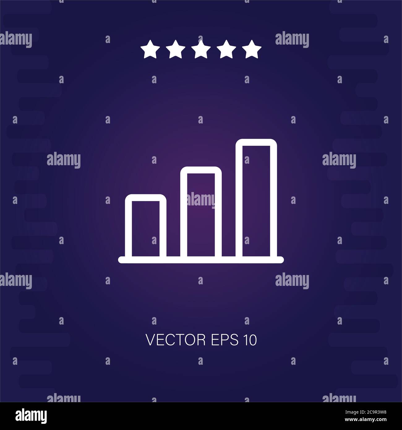 bar chart vector icon Stock Vector Image & Art - Alamy