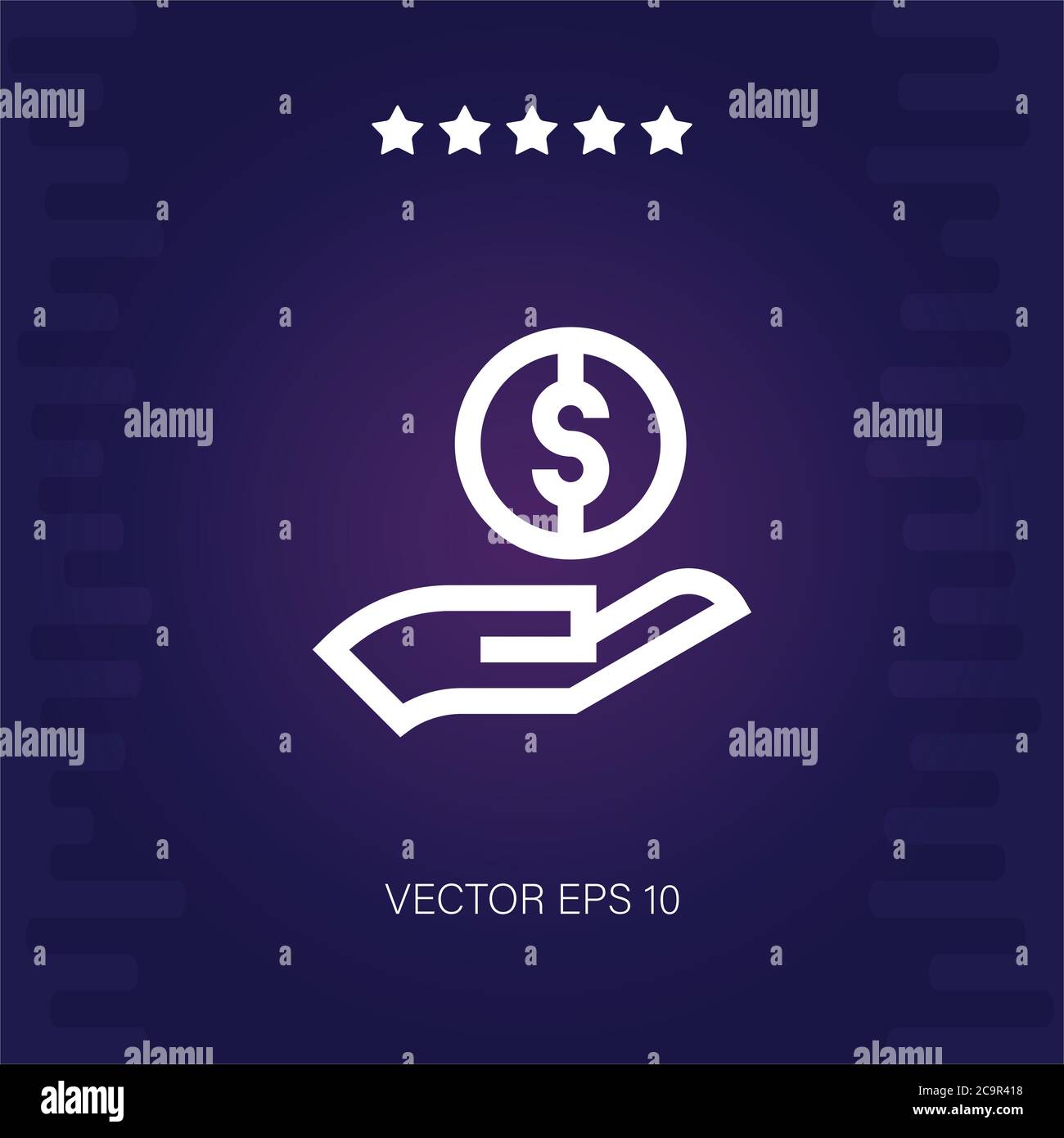 Work pay allowance icon Stock Vector Images - Alamy