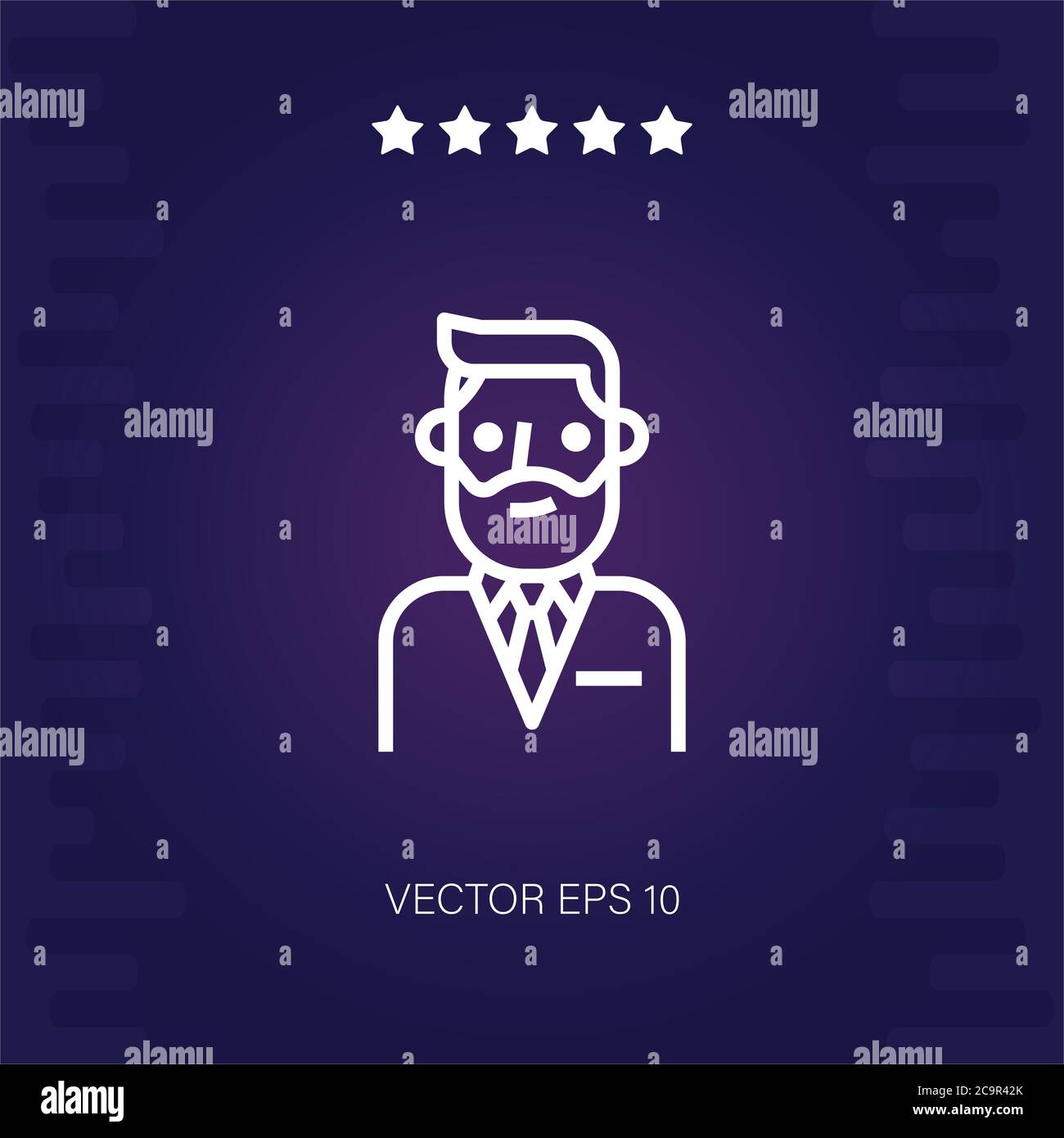 boss vector icon Stock Vector Image & Art - Alamy