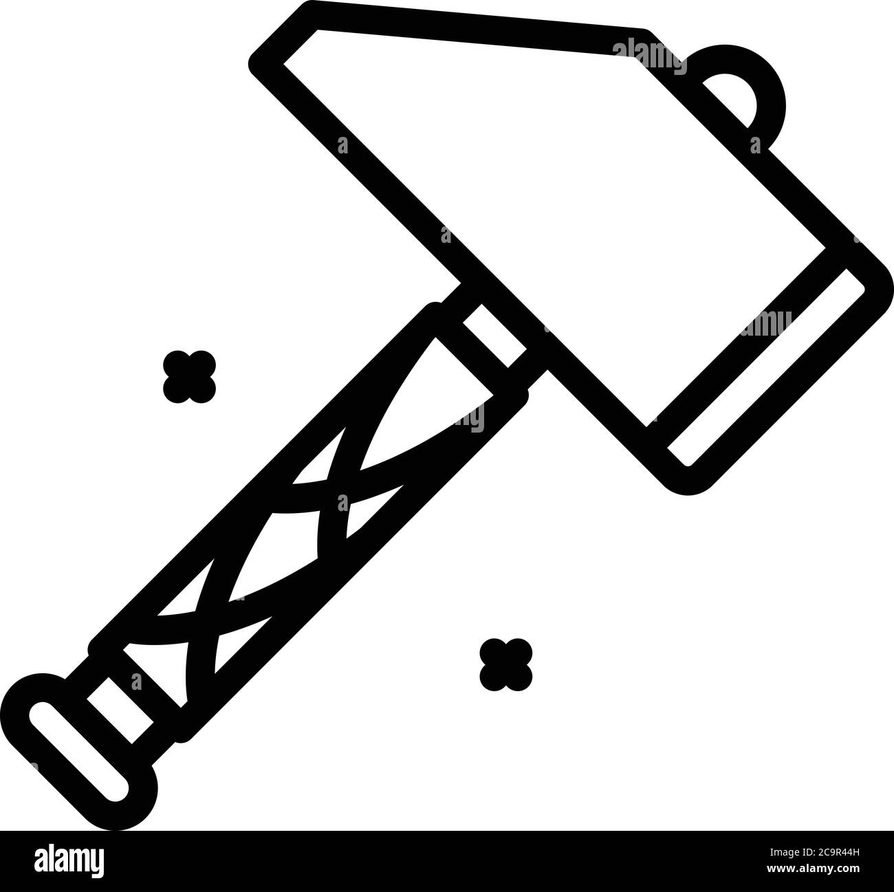 Blacksmith new hammer icon, outline style Stock Vector Image & Art - Alamy