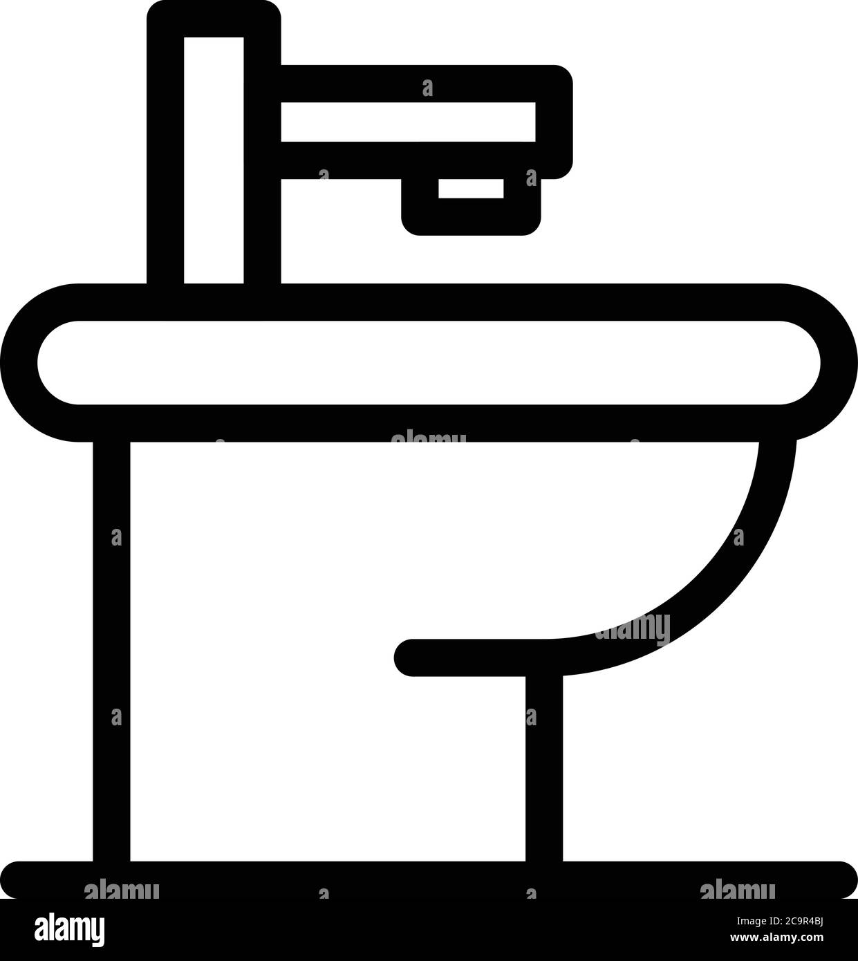 Home bidet icon, outline style Stock Vector Image & Art - Alamy