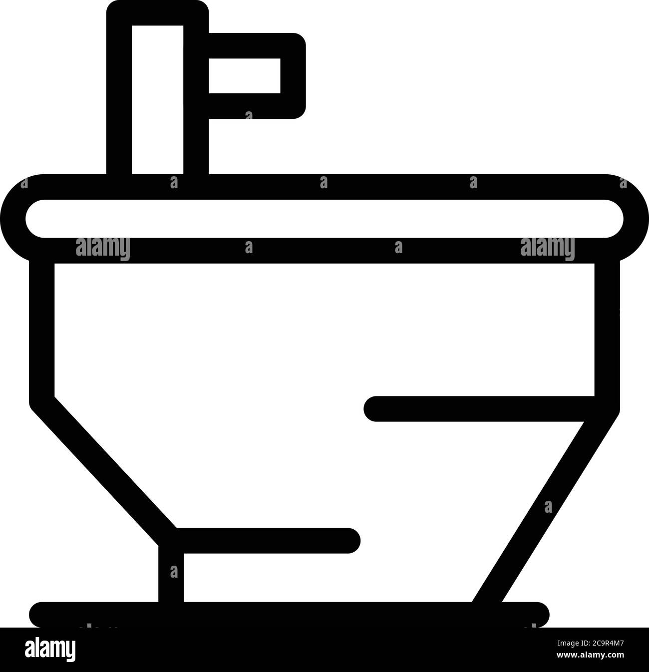 Equipment bidet icon, outline style Stock Vector Image & Art - Alamy