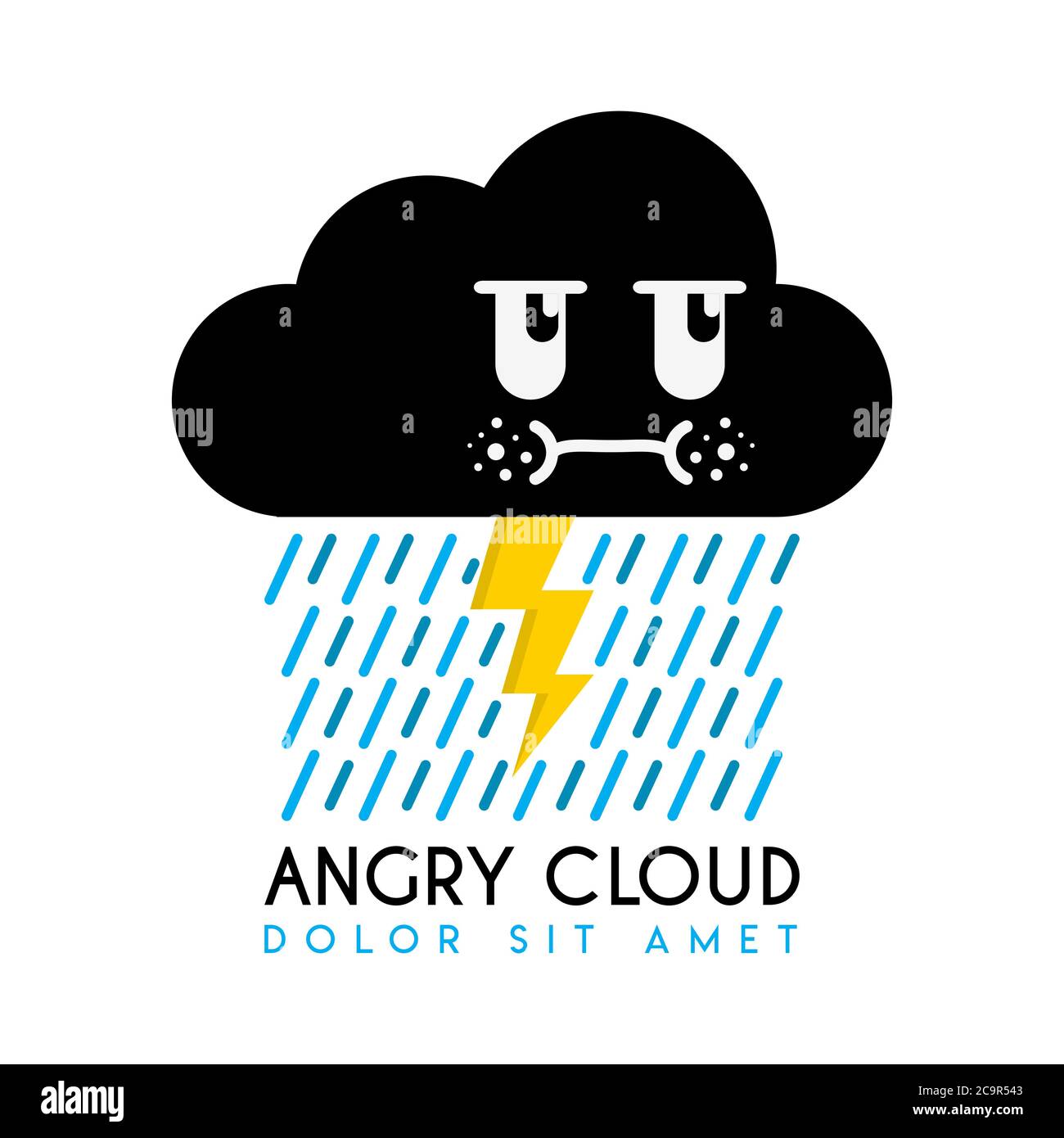 Storm cloud Stock Vector Images - Alamy