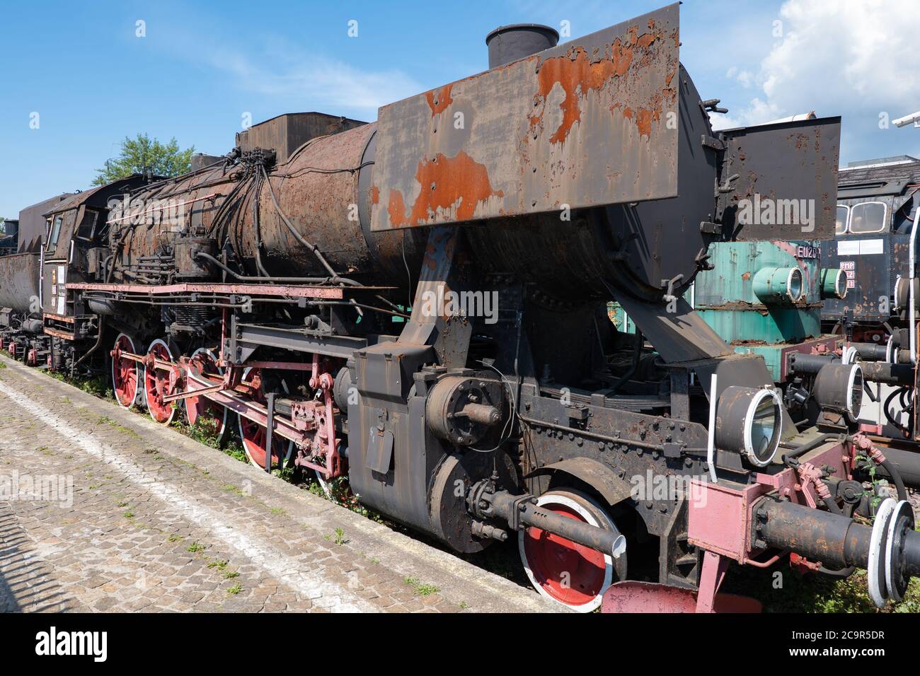 Steam locomotive Ty42-120 manufactured in 1946, Station Museum (Stacja ...