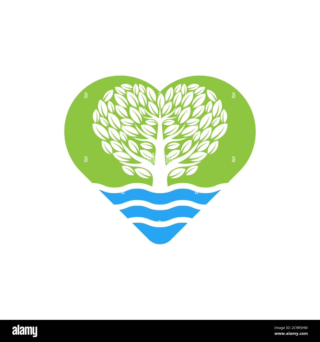 Tree silhouette in farm Cut Out Stock Images & Pictures - Alamy