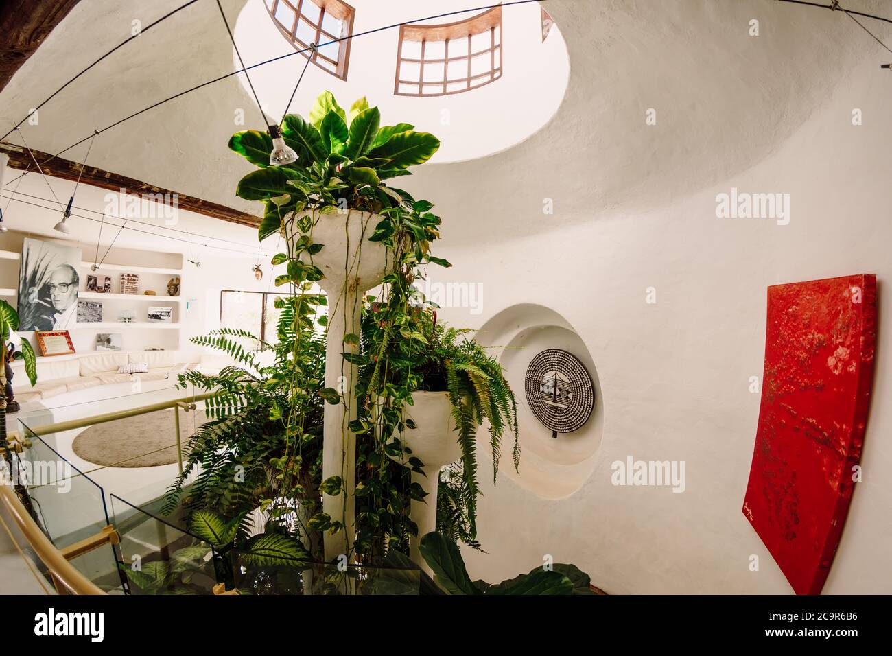 July 29, 2020. Lanzarote, Spain. The Lagomar Museum, Omar Sharif house ...