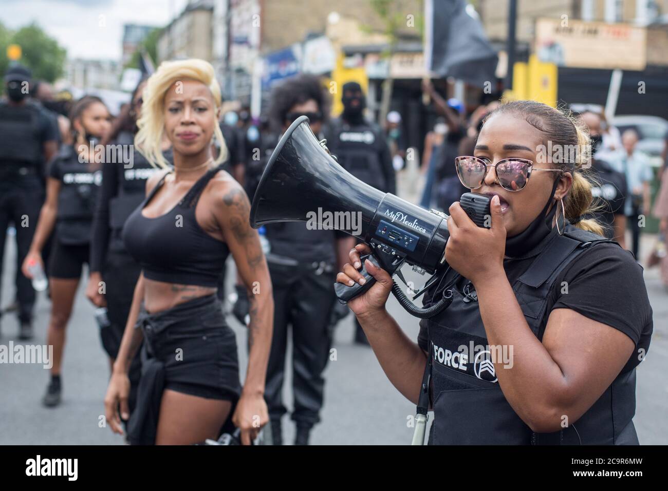 Imarn Ayton leads an army of protesters to join the Afrikan ...