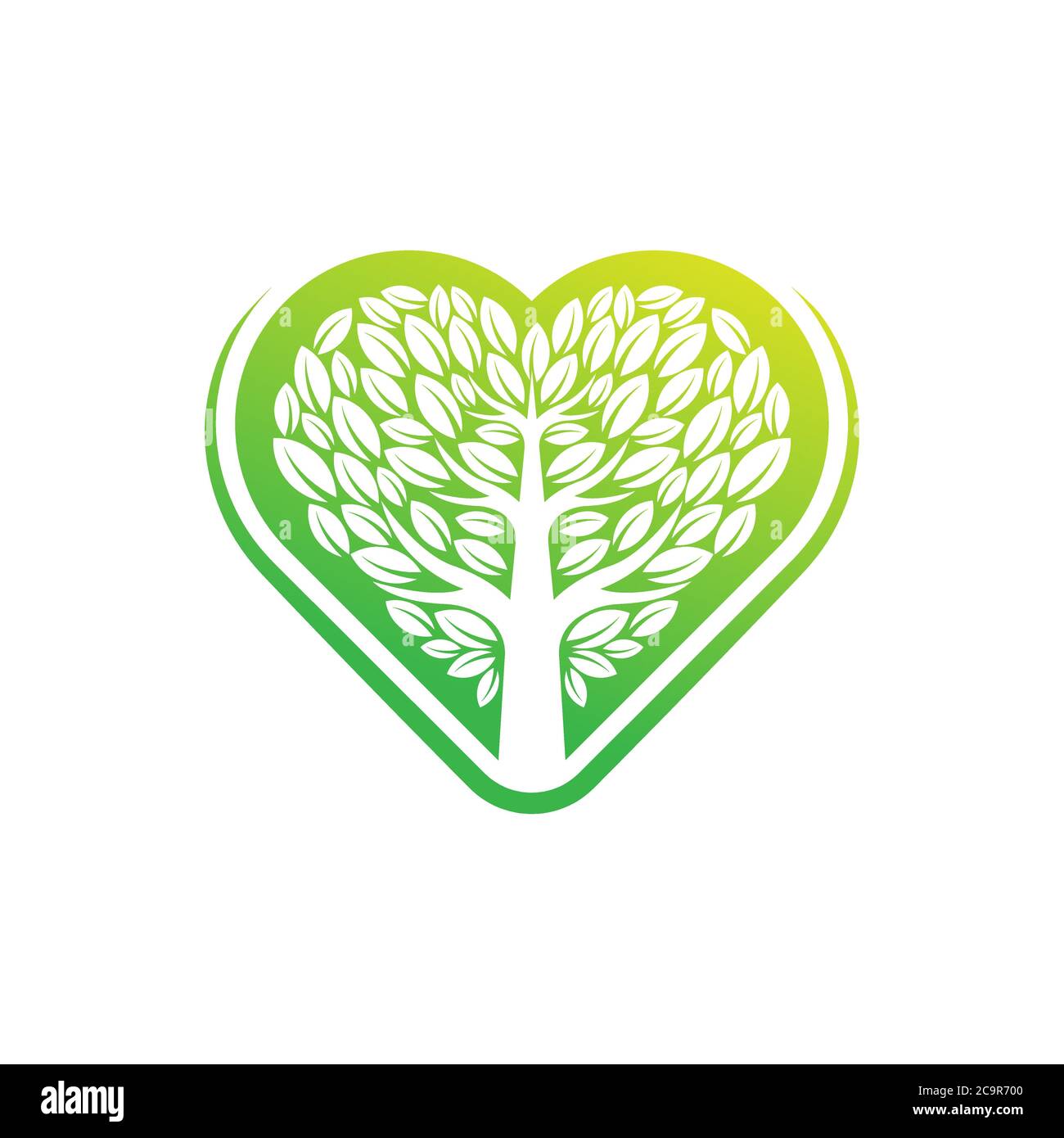 Tree Logo design vector illustration. Abstract Tree Logo vector in ...