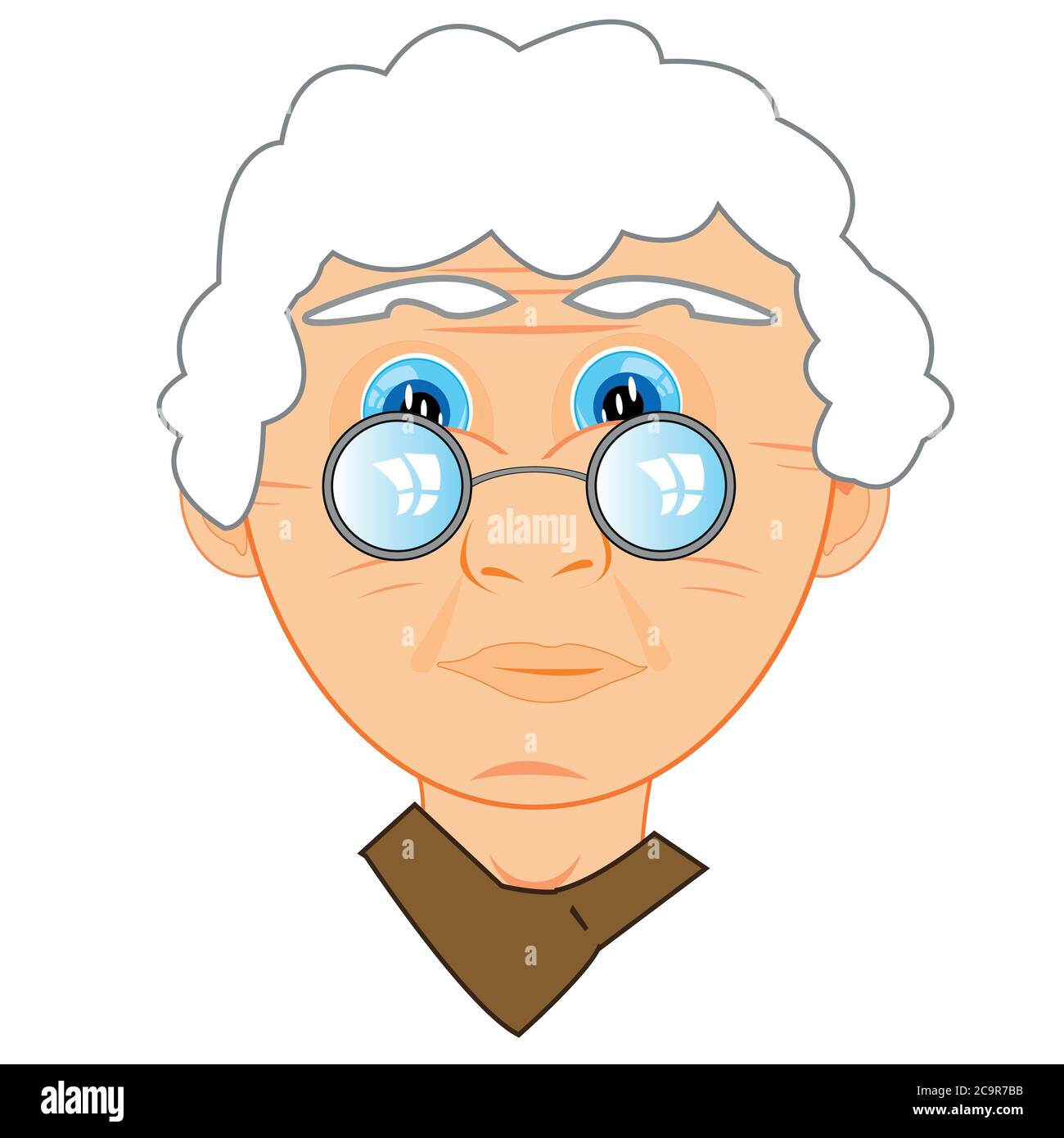 Bespectacled white woman hi-res stock photography and images - Alamy