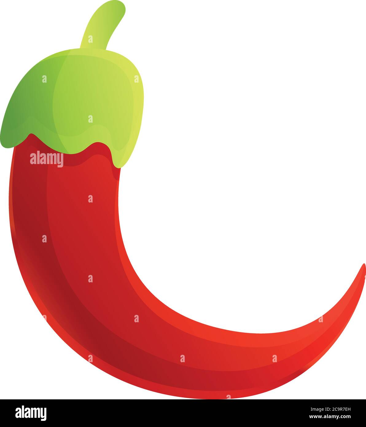 Farm chili icon. Cartoon of farm chili vector icon for web design ...