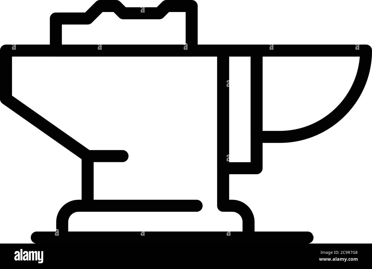 Anvil icon, outline style Stock Vector Image & Art - Alamy