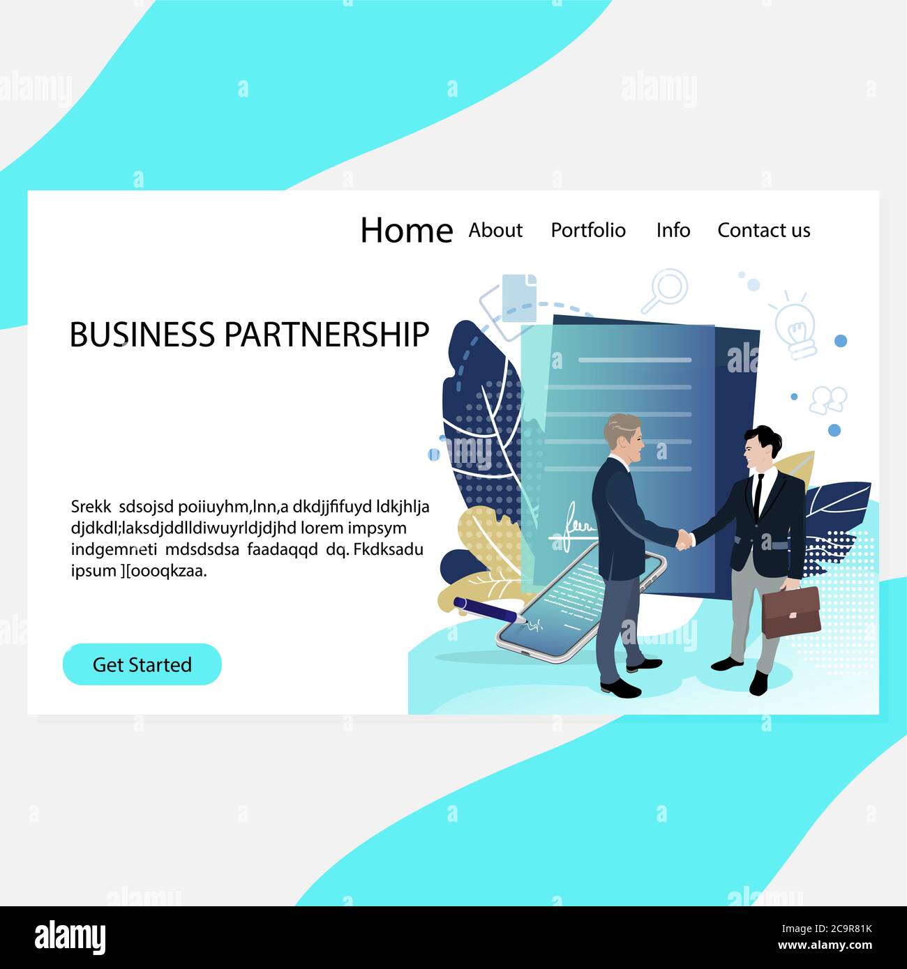 Employment contract cartoon hi-res stock photography and images - Alamy