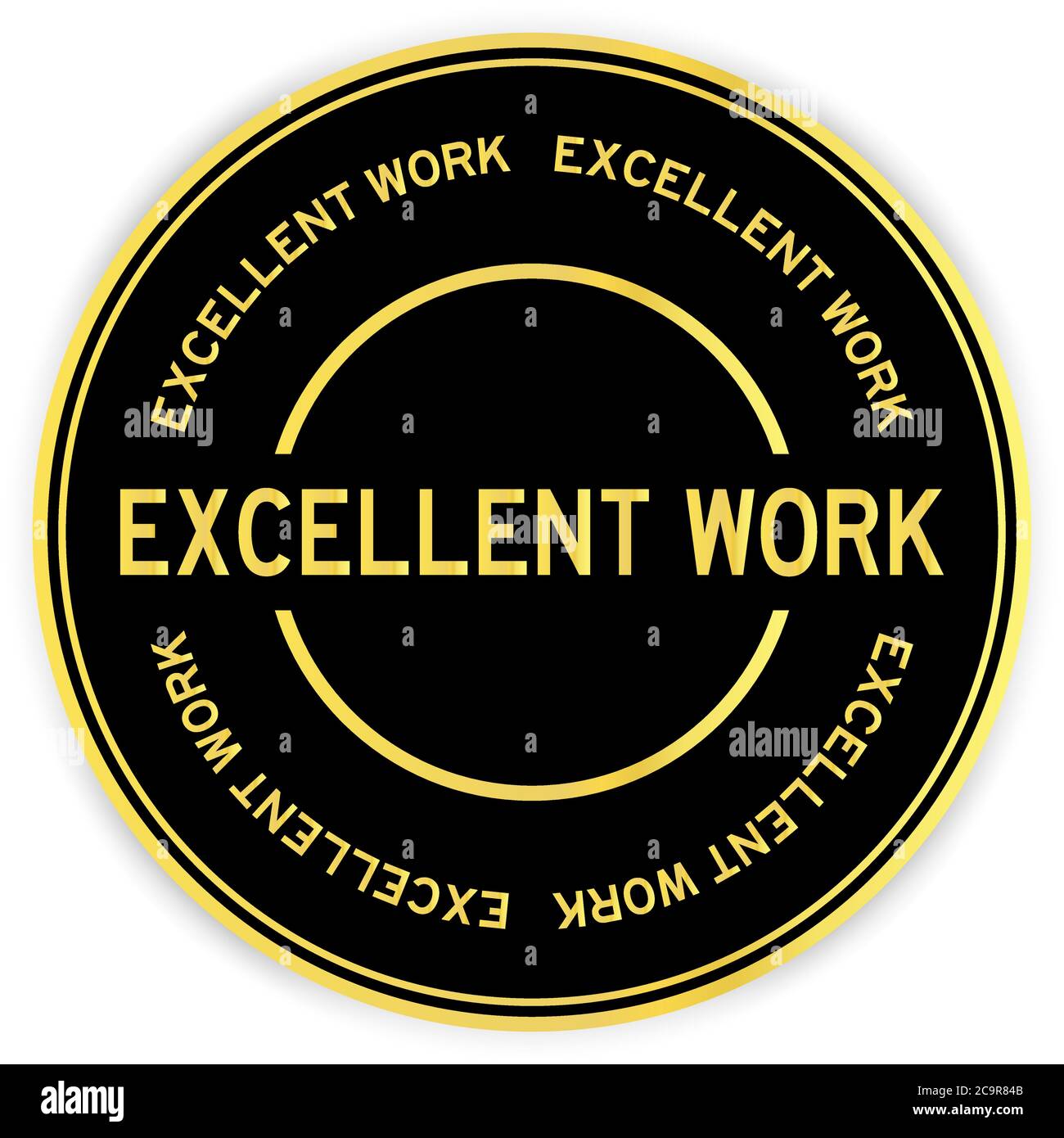 Excellent Work Sticker