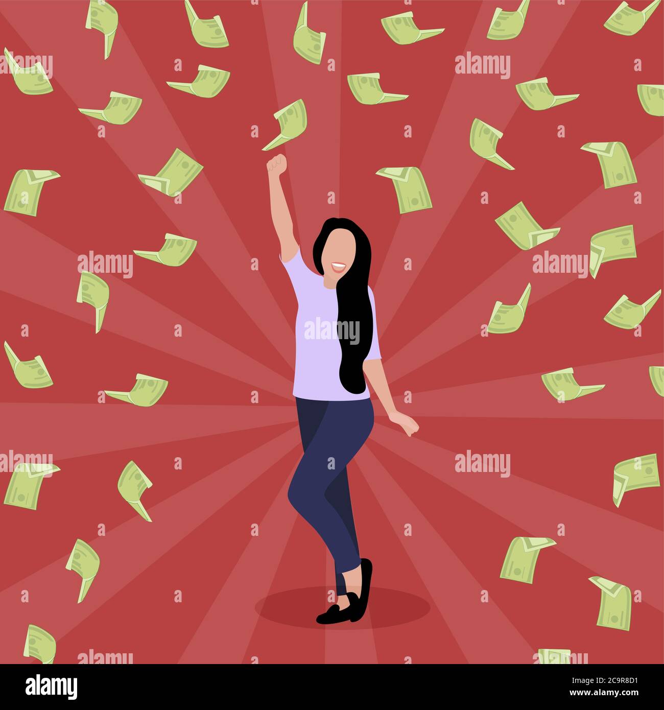 Happiness profit Stock Vector Images - Alamy