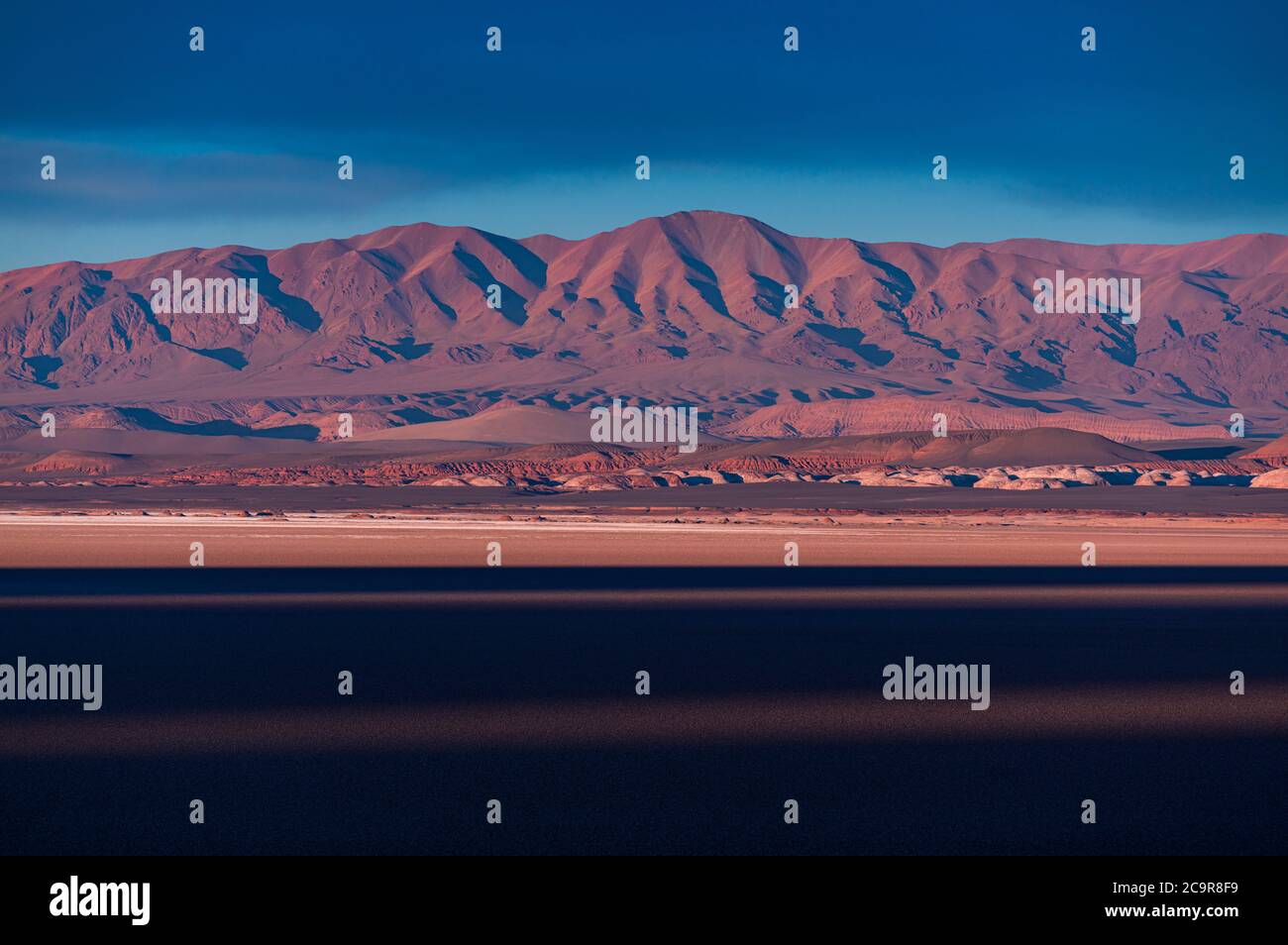 Cone of Arita, in the desert landscape of the Salar de Arizaro, La Puna ...