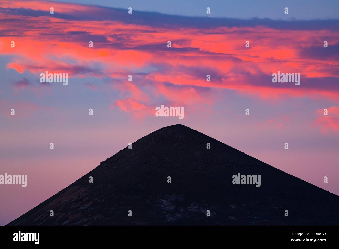 Cone of Arita, in the desert landscape of the Salar de Arizaro, La Puna ...