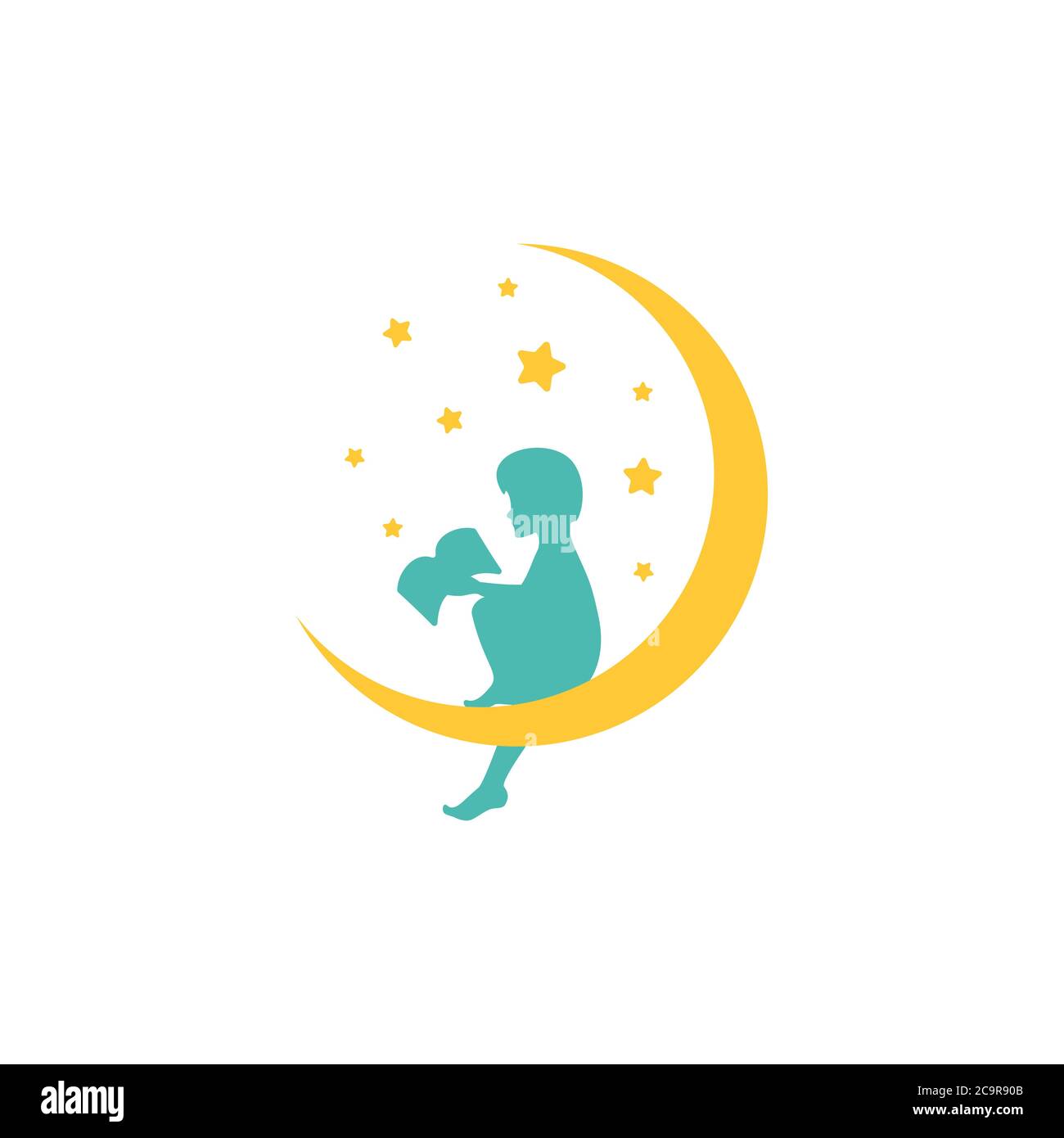 Child Reading Logo Kid's Tutoring Service Logo Advice Desperately