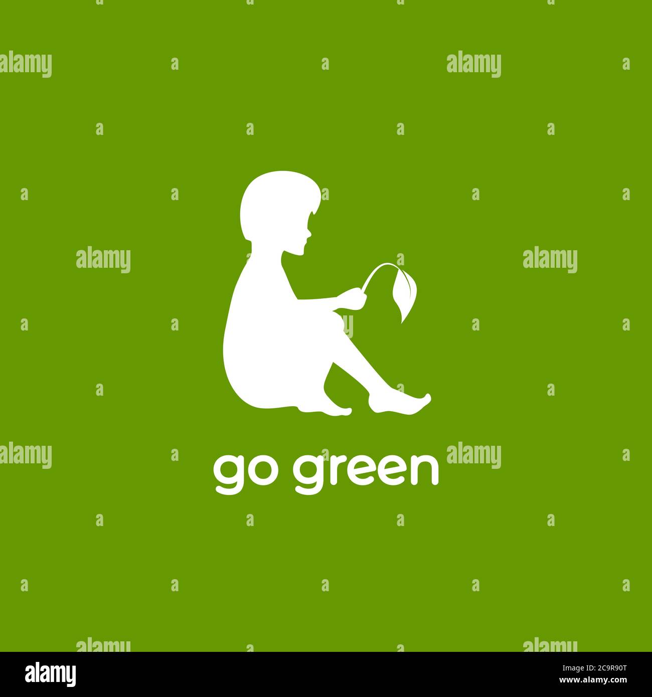 Friendly boy logo hi-res stock photography and images - Alamy