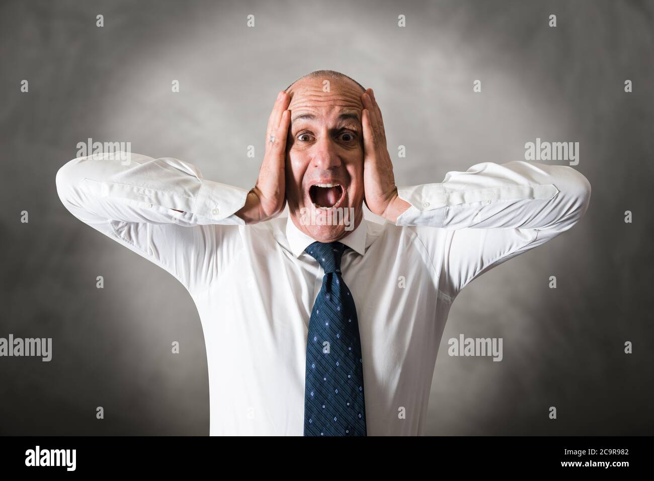 Man losing his head hi-res stock photography and images - Alamy