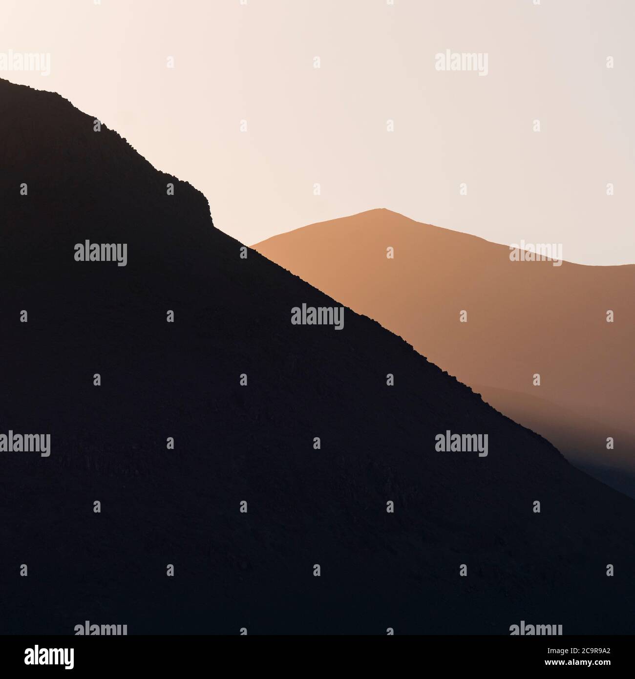 Cone of Arita, in the desert landscape of the Salar de Arizaro, La Puna ...