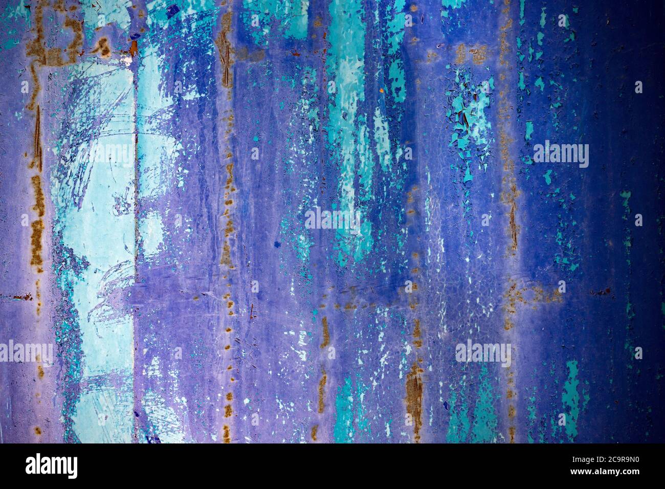 Blue grunge, scratched metal surface texture Stock Photo - Alamy