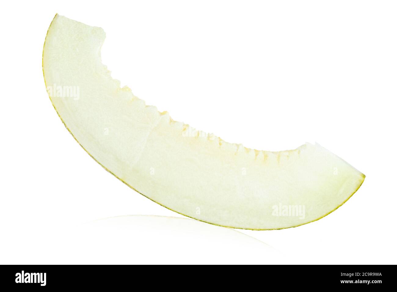 Slices of melon isolated on white background. File contains clipping ...