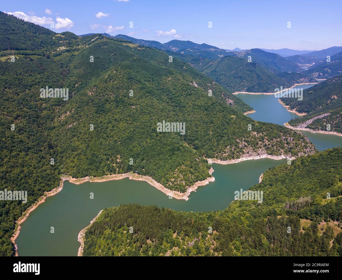 Aerial view tsankov kamak reservoir hi-res stock photography and images - Alamy
