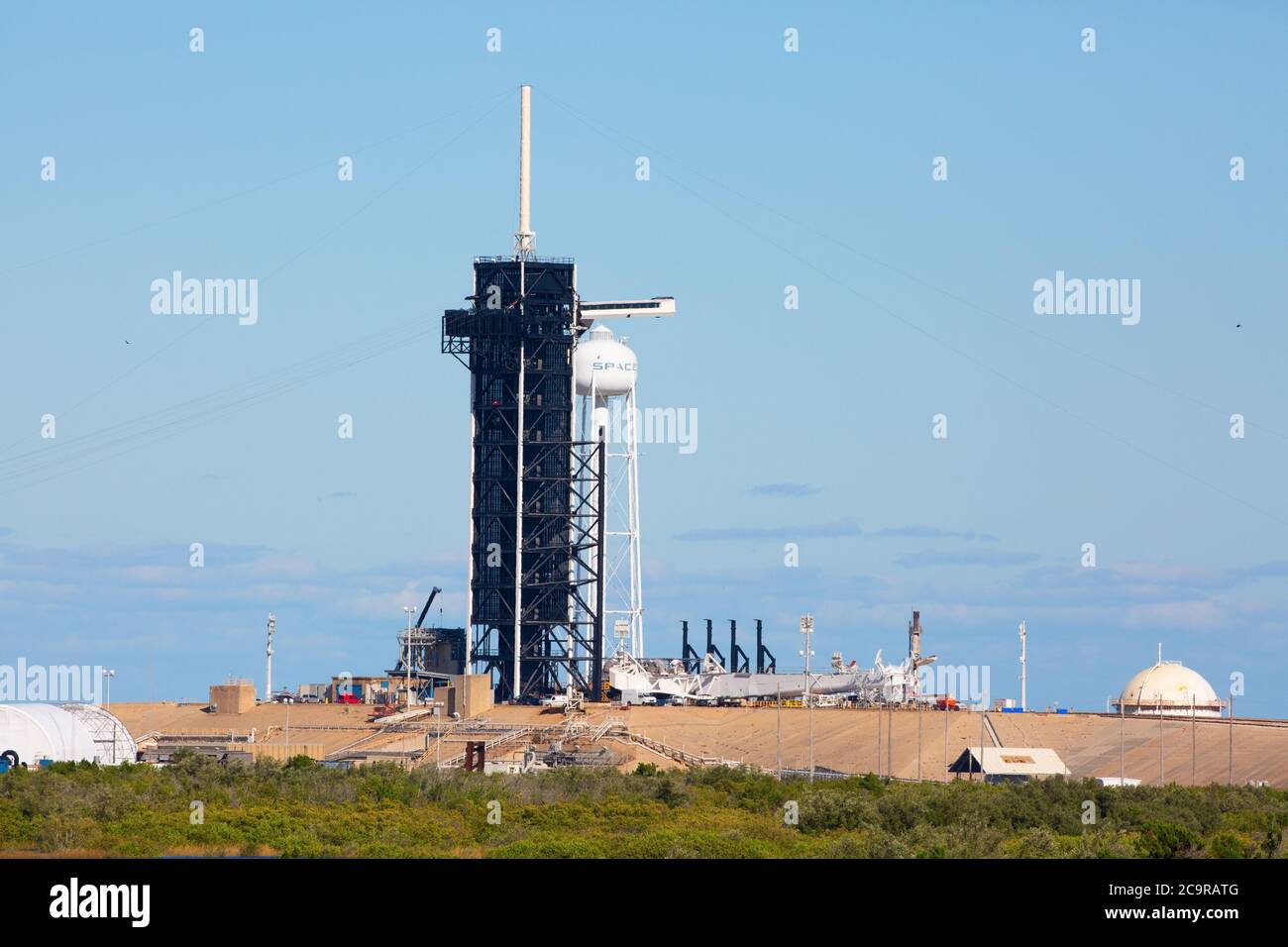 KENNEDY SPACE CENTER, FLORIDA, USA - DECEMBER 2, 2019: NASA Launch site ...