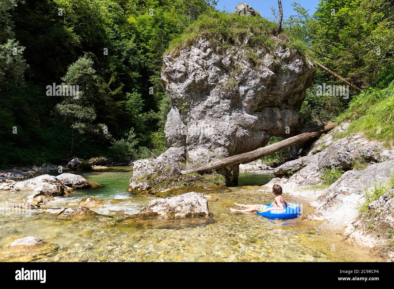 Inflatable ring river hi-res stock photography and images - Alamy