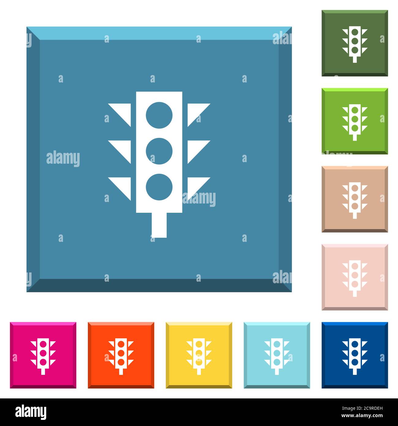 Three semaphore Stock Vector Images - Alamy