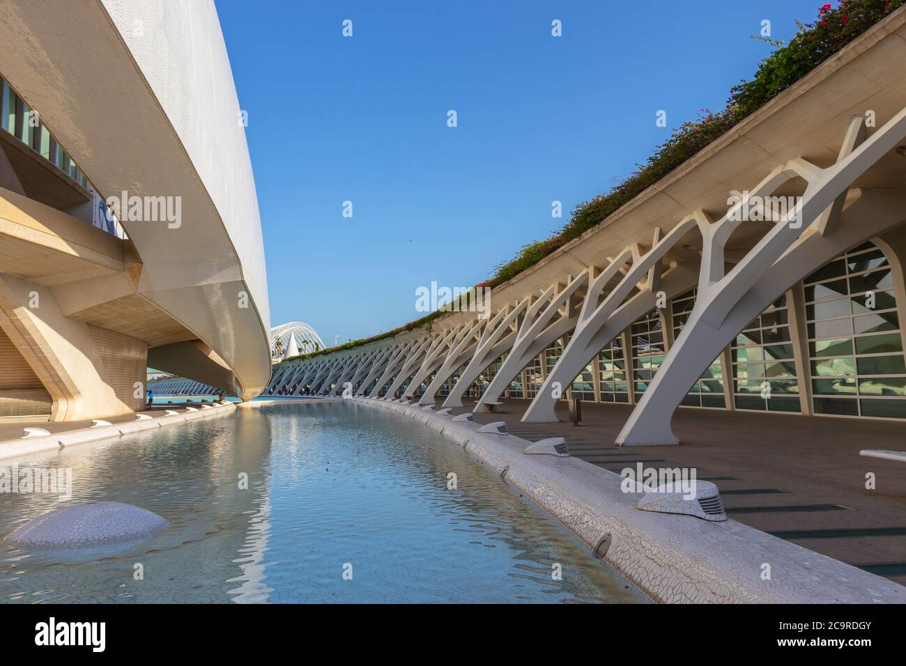 Science museum in Valencia in the architectural complex of City of Arts ...