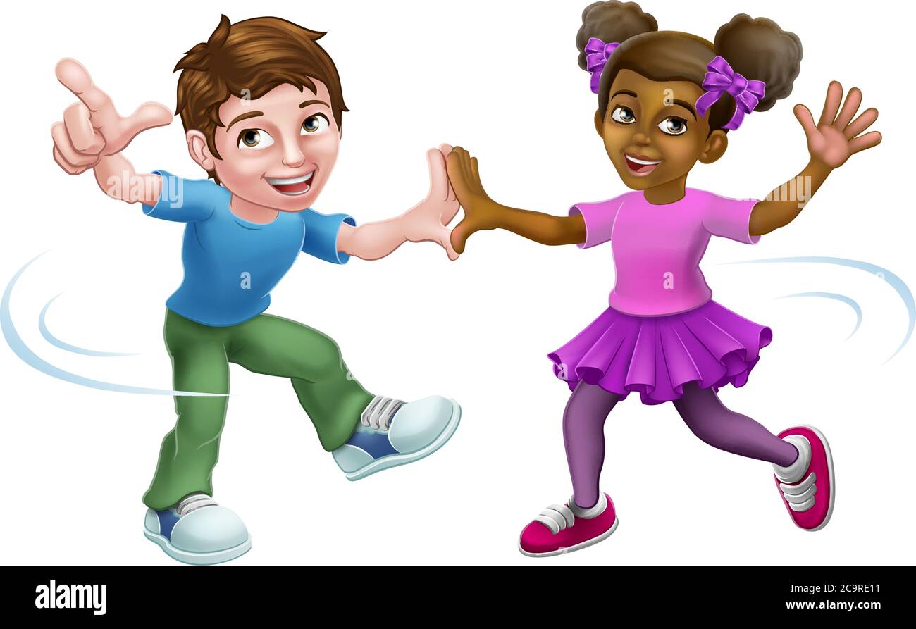 Child ballroom dancing Stock Vector Images - Alamy