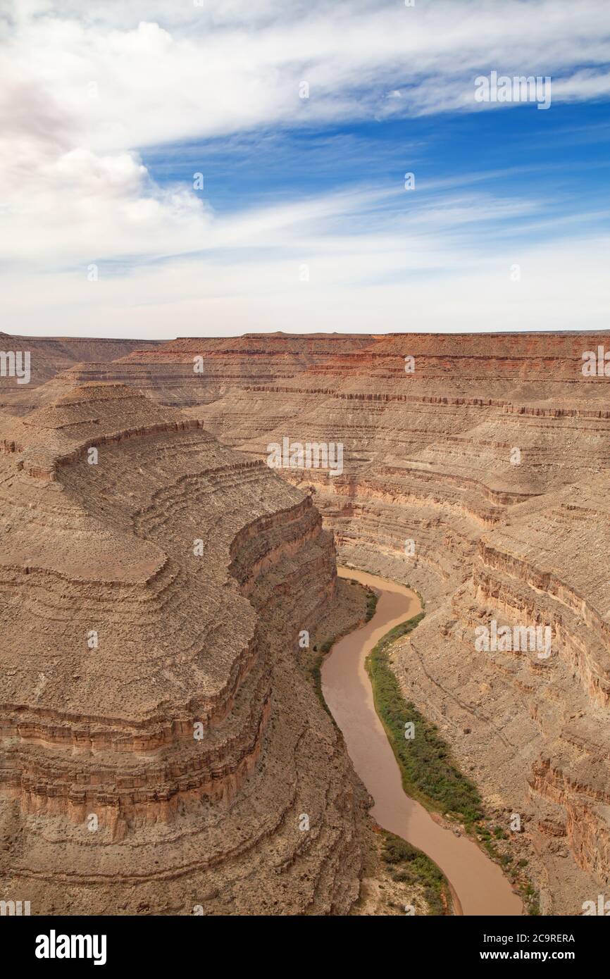 Goosenecks on the san juan river hi-res stock photography and images ...
