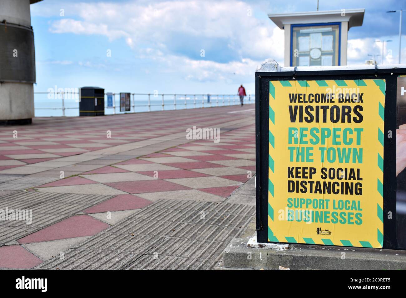 Welcome to hastings sign hi-res stock photography and images - Alamy