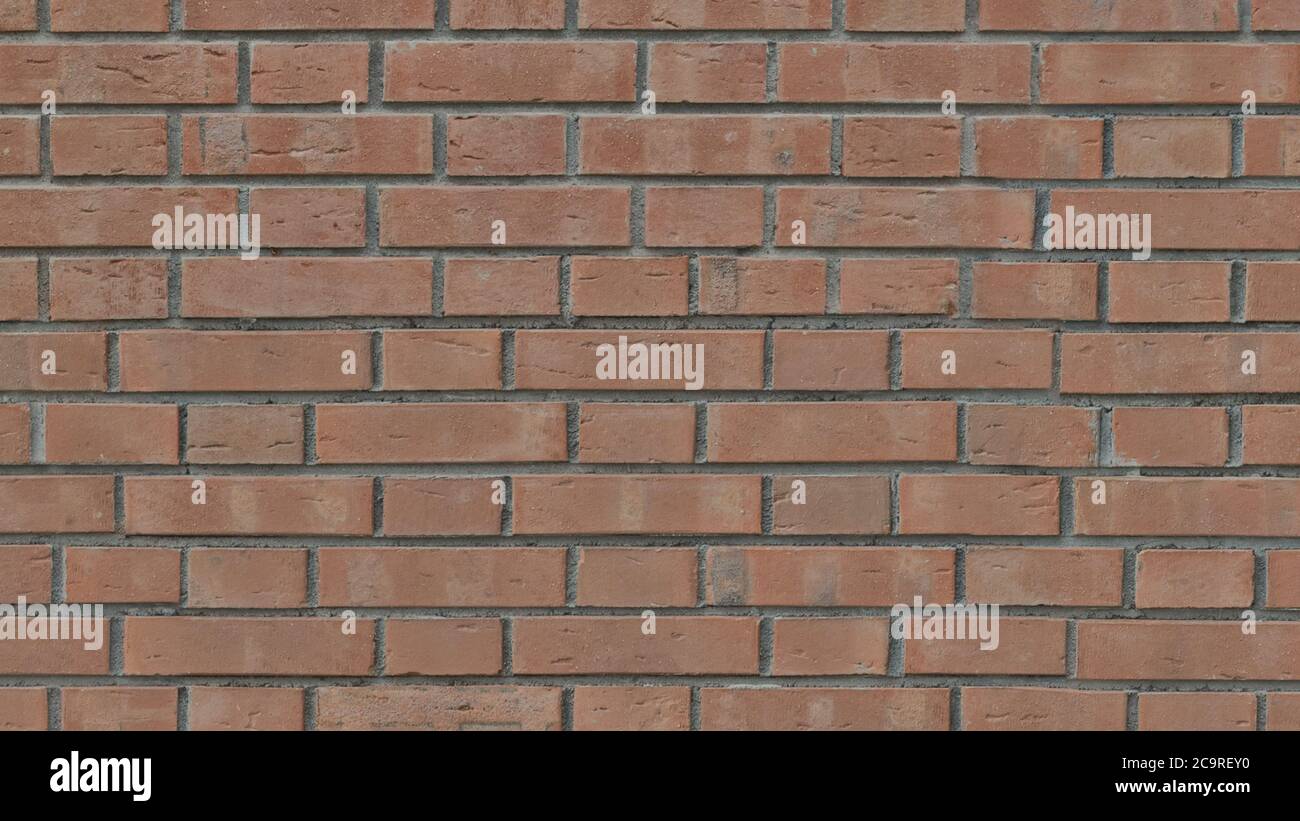 digital red brick wall background - 3d rendering Stock Photo - Alamy