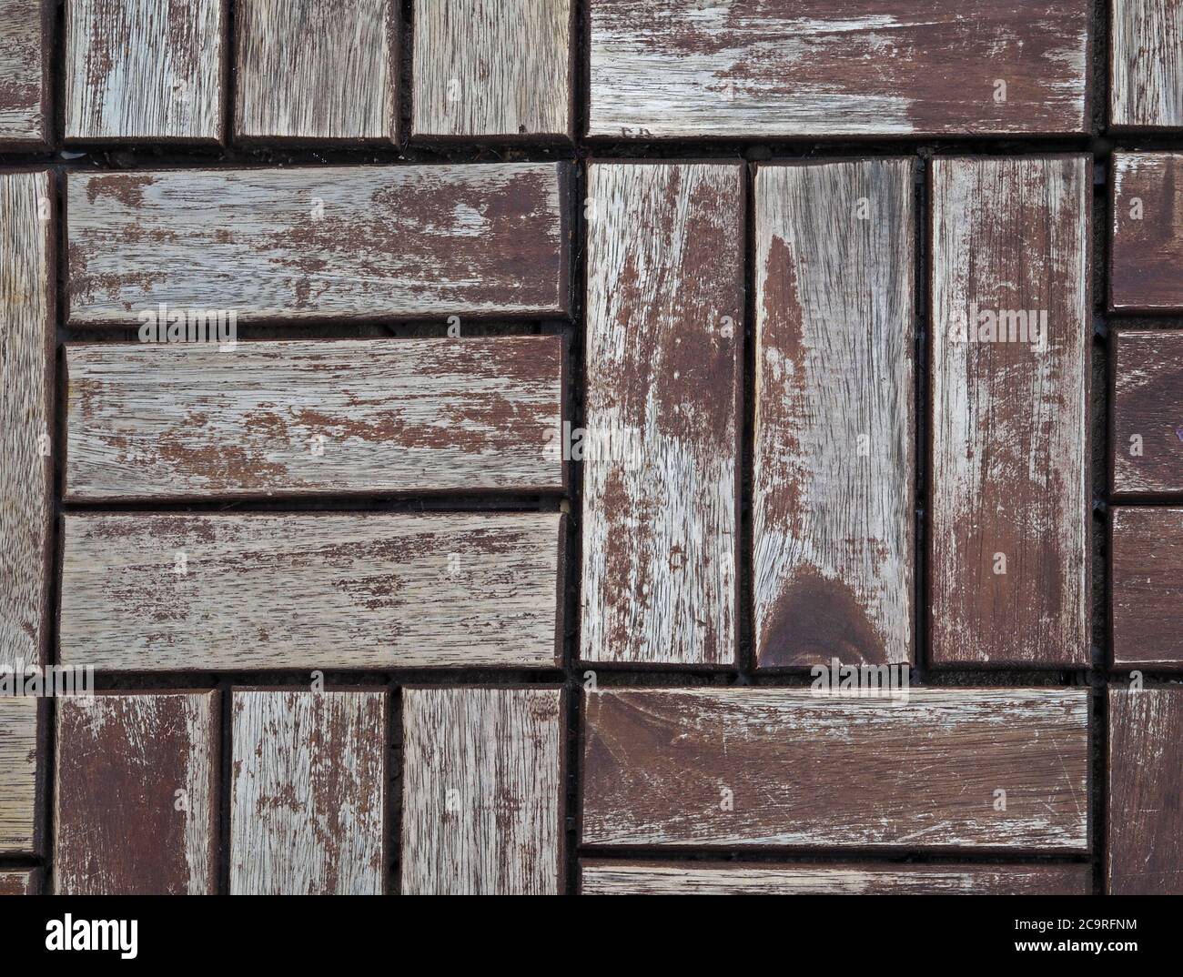 old wooden title floor pattern Stock Photo - Alamy