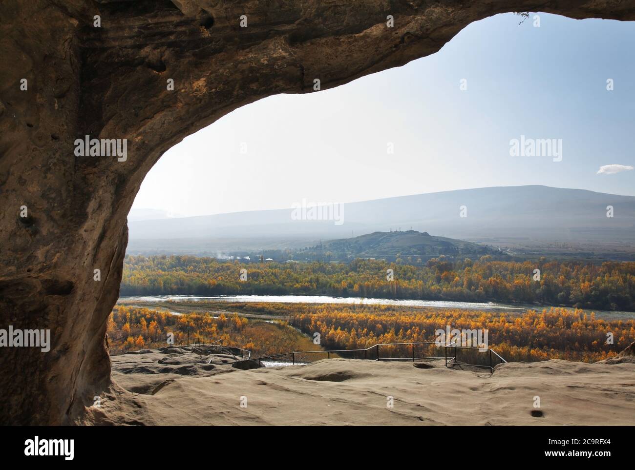 Uplistsikhe cave complex (Lord's fortress) near Gori. Shida Kartli ...