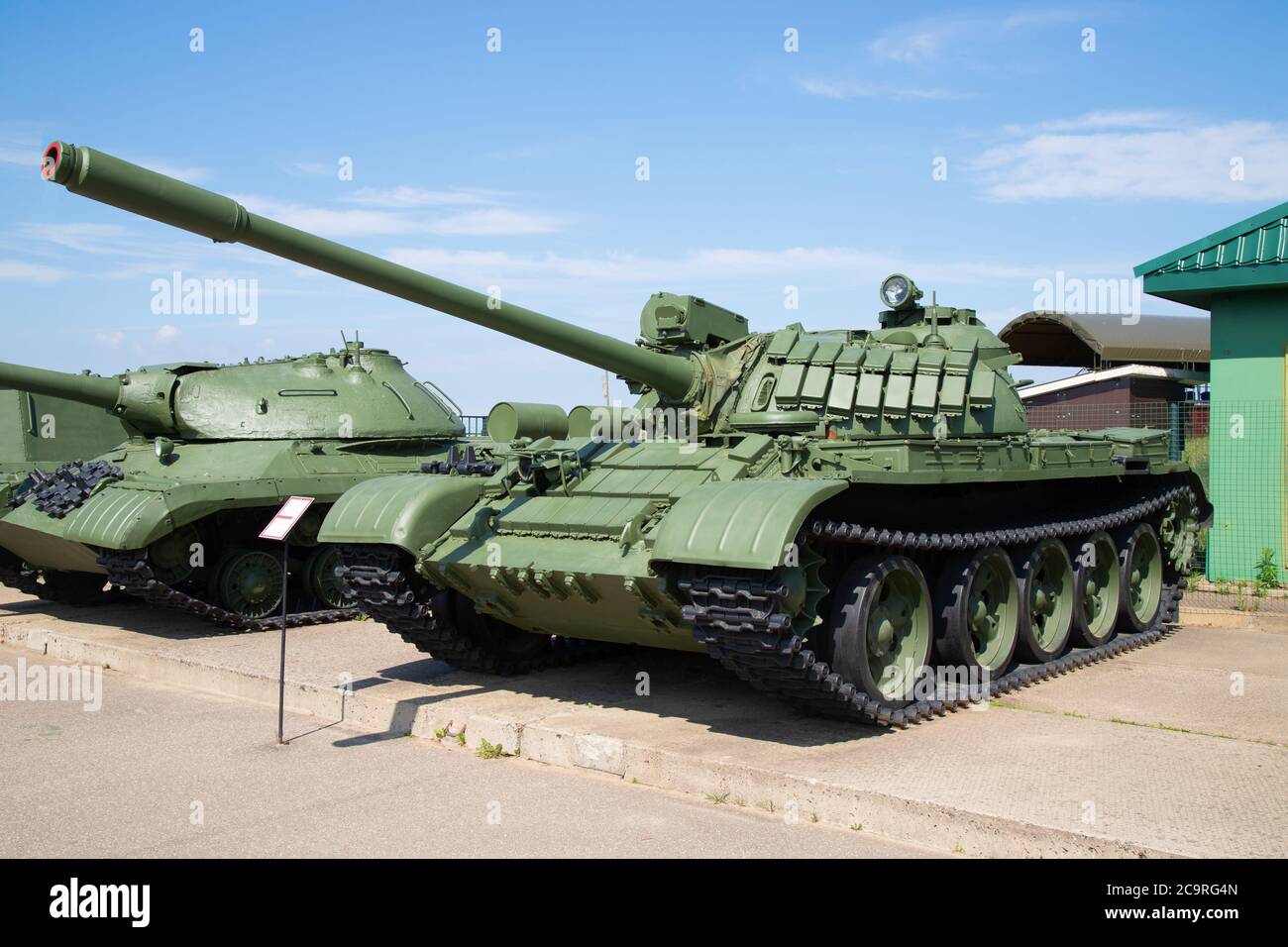 Soviet tank on the demonstration Stock Photo - Alamy