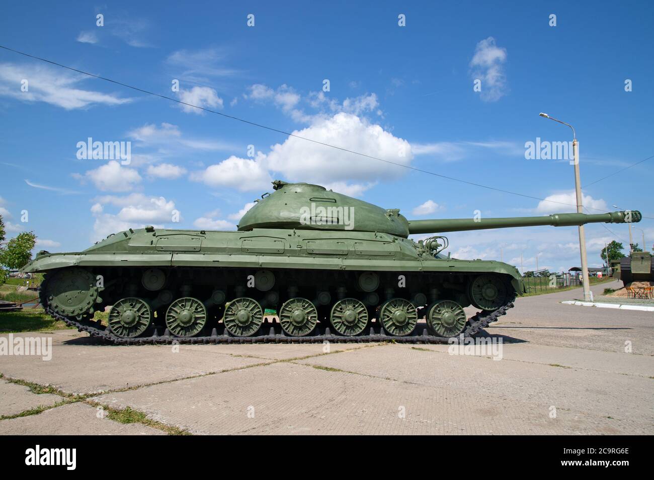 Soviet tank on the demonstration Stock Photo - Alamy