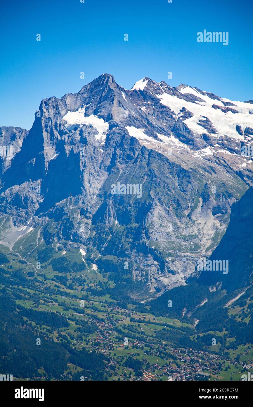 Famous village Grindelwald in swiss alps - starting point for train ...
