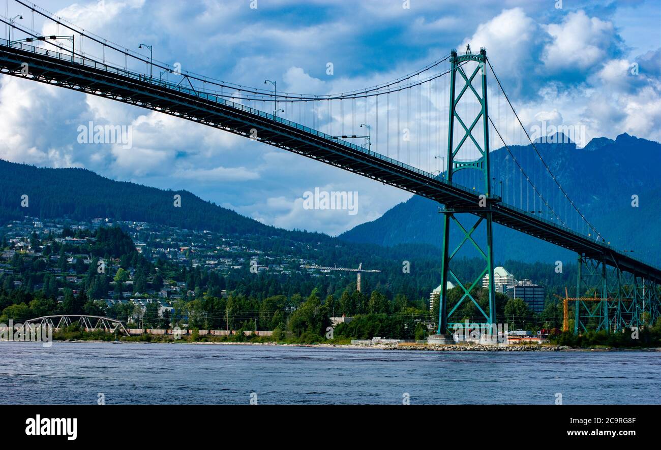 Vancouver Bridge over the Sea Stock Photo - Alamy