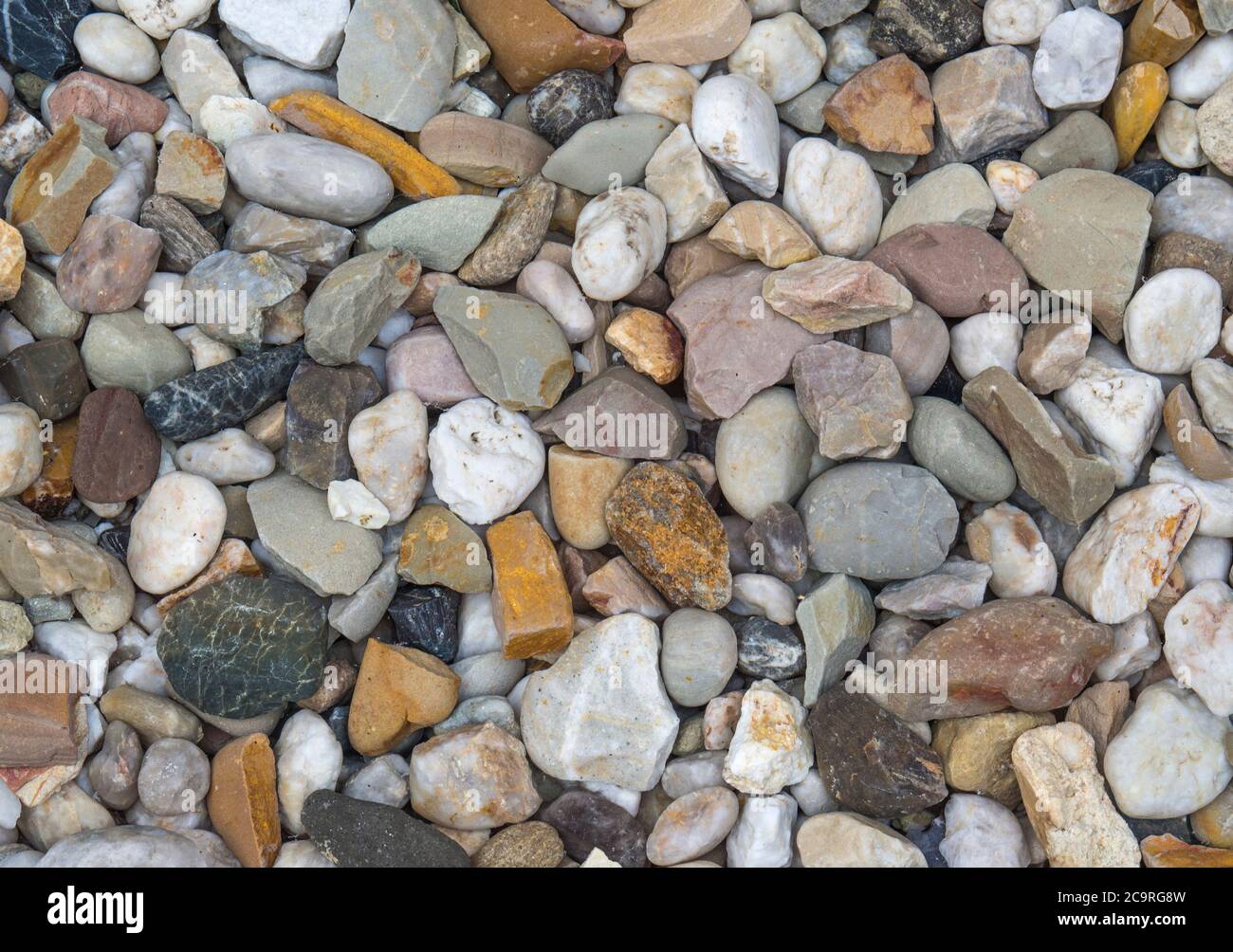 Small multi color pebbles stones hi-res stock photography and images ...